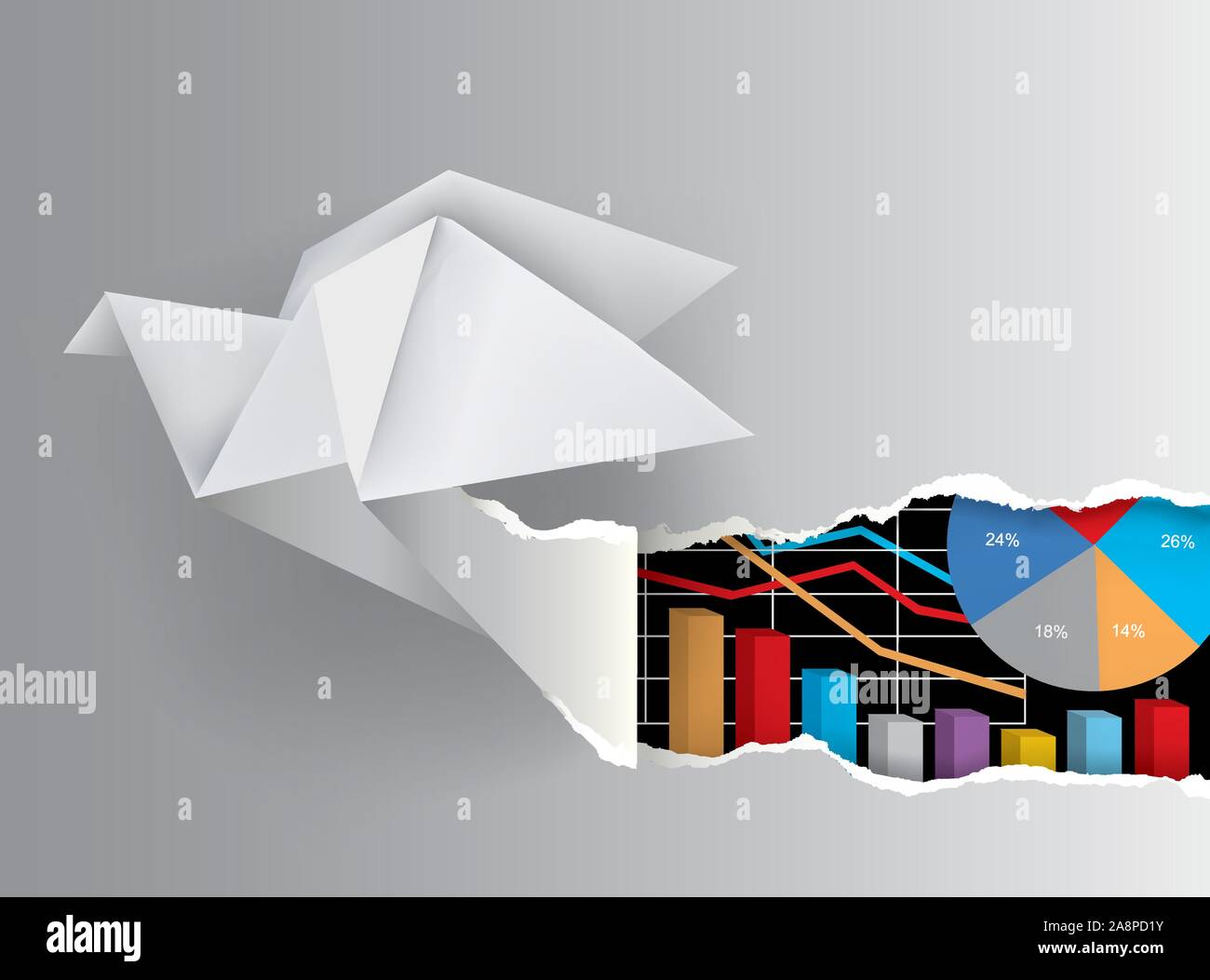 Origami oiseau Banque d'images vectorielles - Page 2 - Alamy