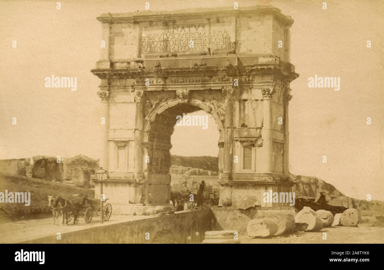 Arc de triomphe de titus Banque de photographies et d’images à haute ...