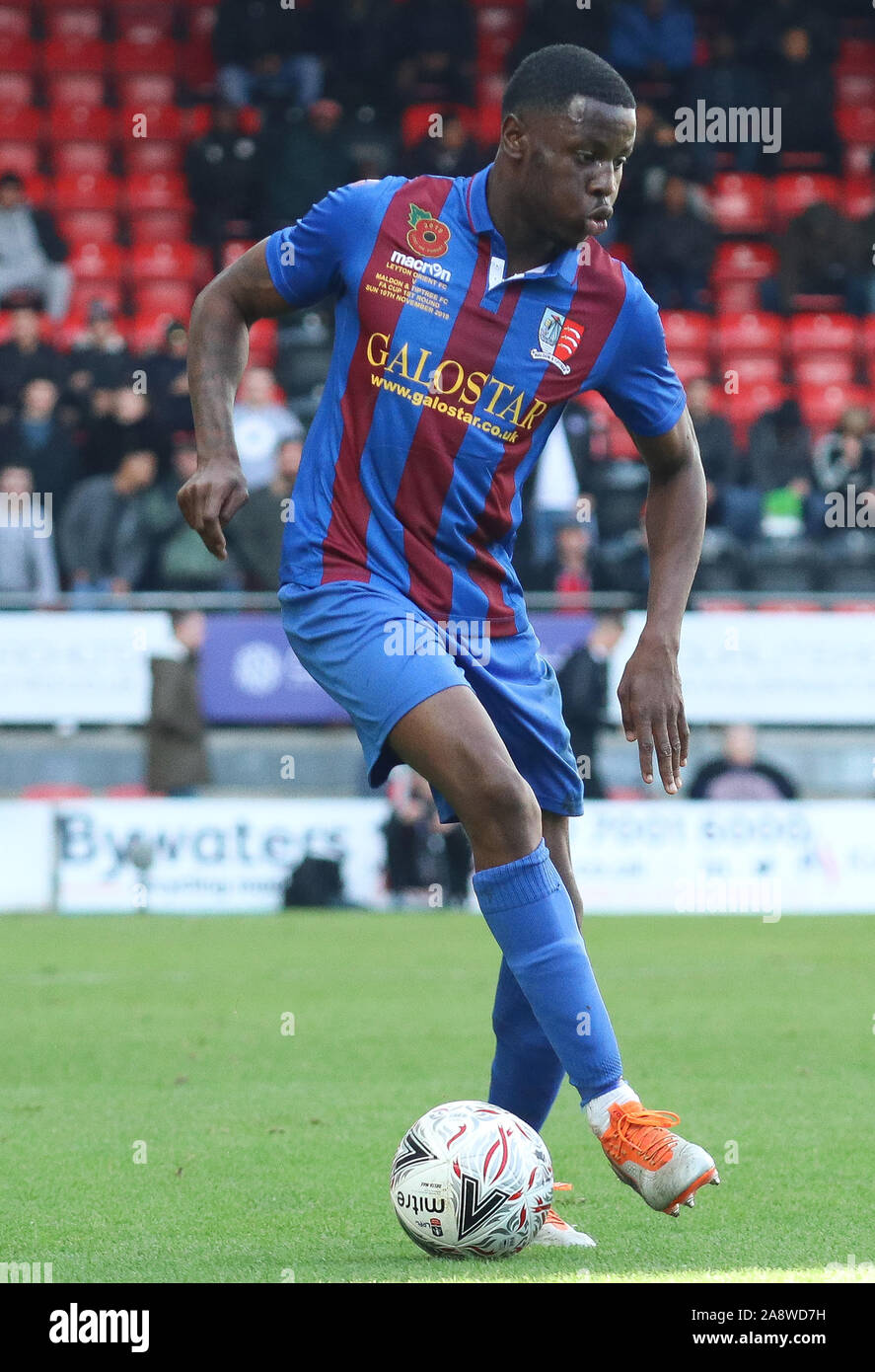 LONDON UNITED KINGDOM. 10 novembre Kojo Awotwi de Malden et faisant un ...