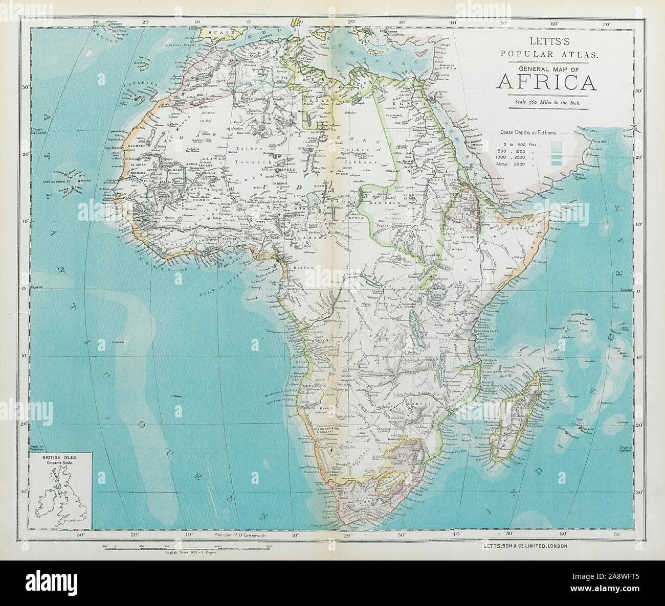 Carte afrique pré coloniale Banque de photographies et d’images à haute ...
