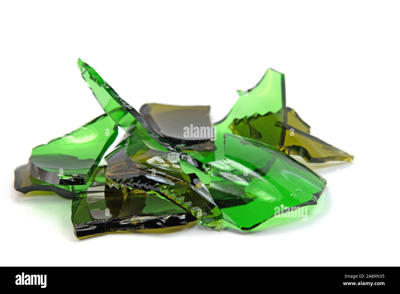Briser le verre Banque d'images détourées - Alamy