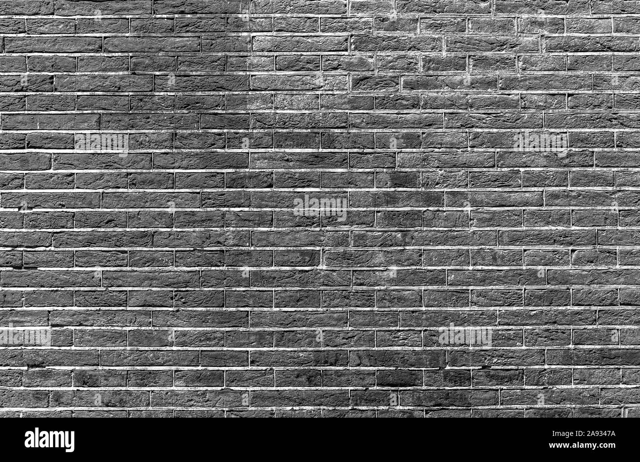 Maison en brique grise Banque d'images noir et blanc - Alamy