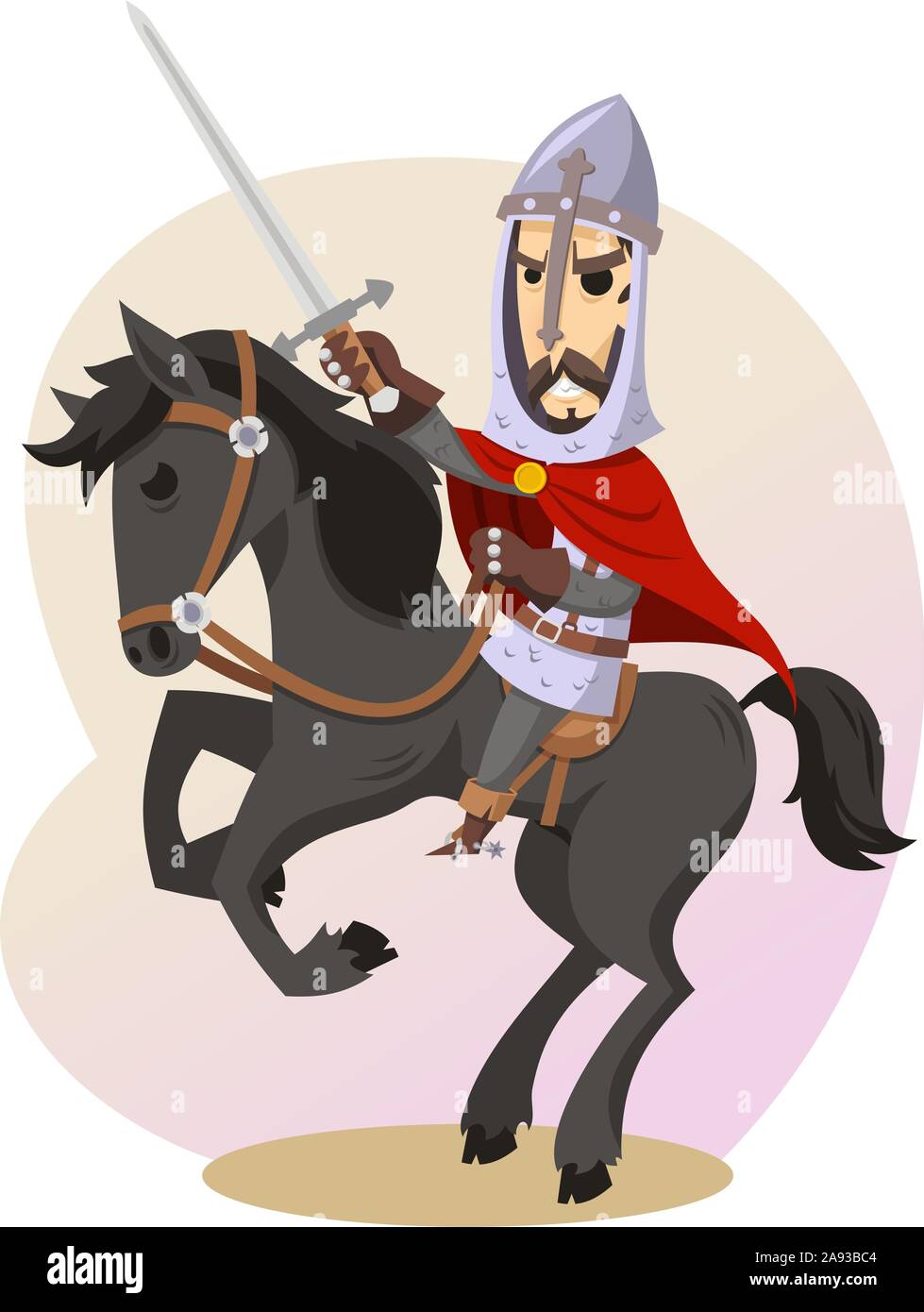 Le cid vector cartoon illustration Image Vectorielle Stock - Alamy