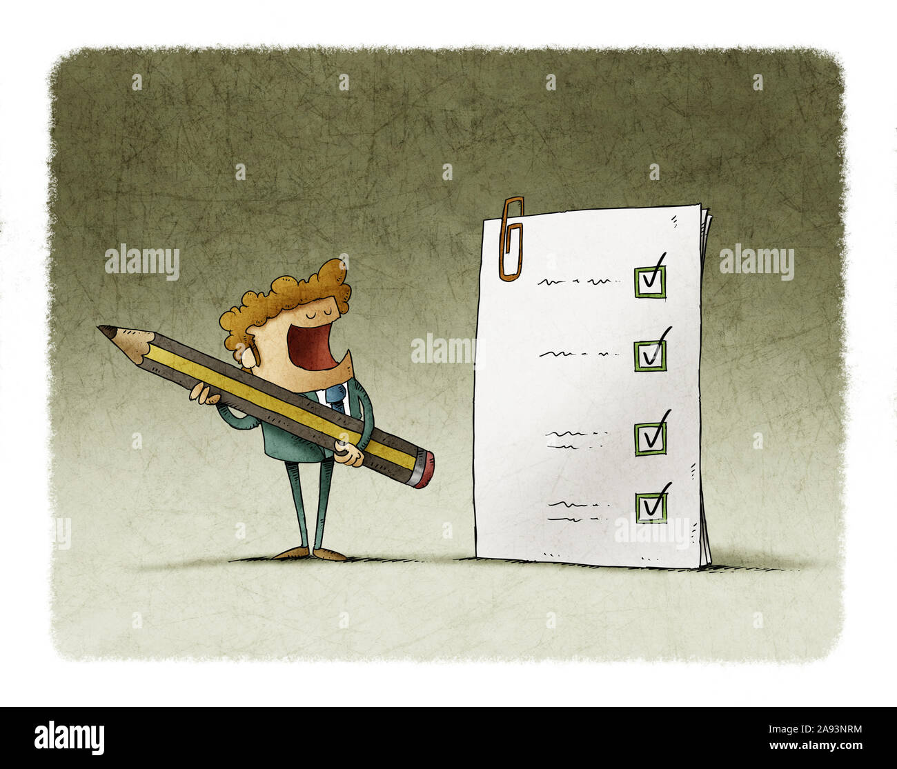 Questionnaire cartoon Banque de photographies et d’images à haute ...