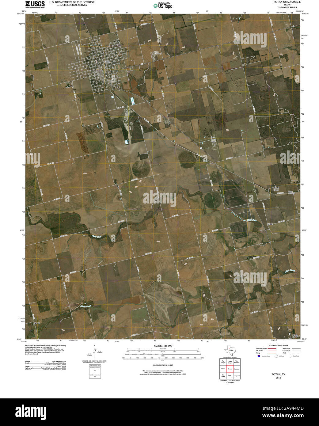 Carte du texas rotan Banque de photographies et d’images à haute ...