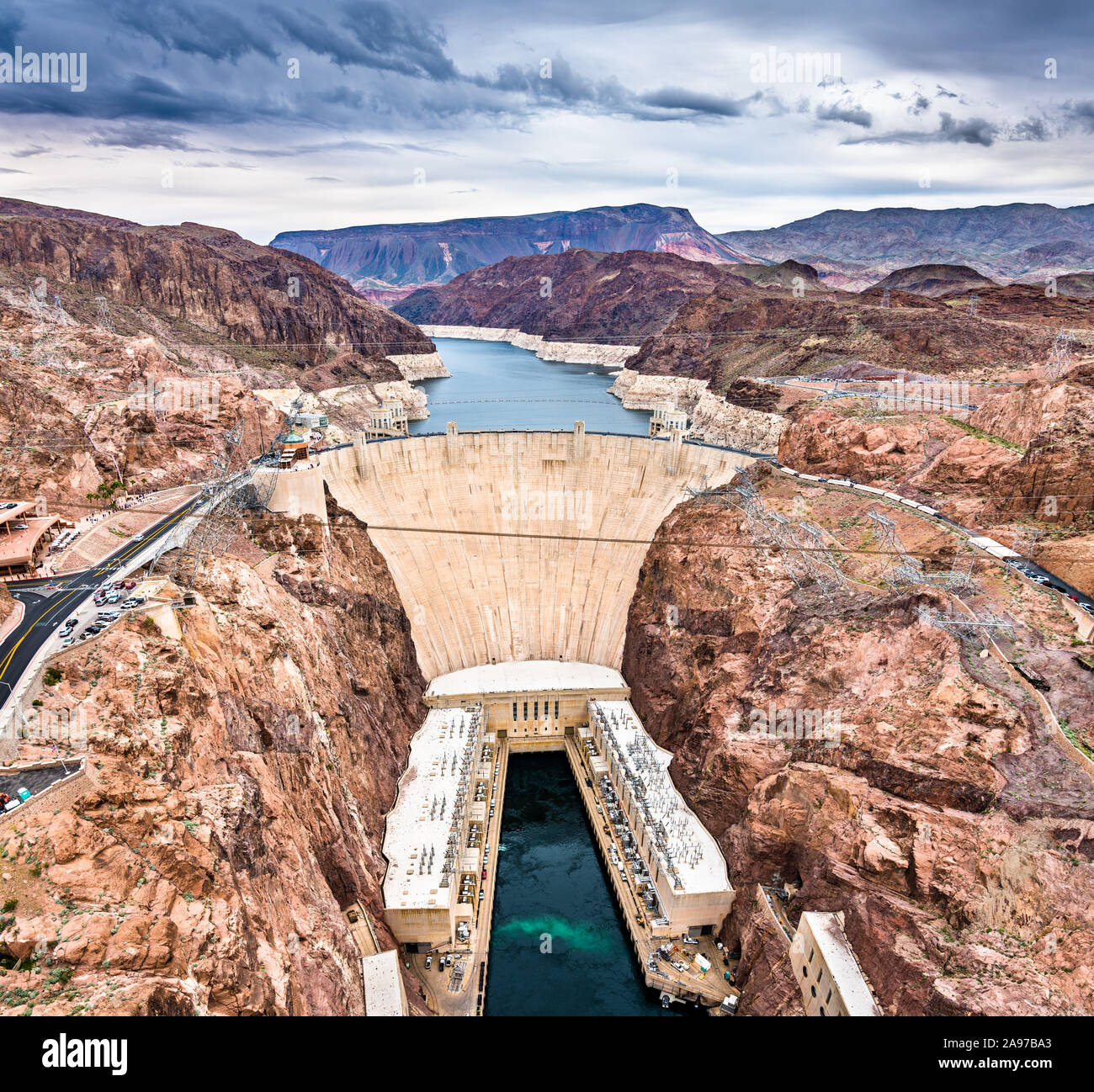 Le Barrage Hoover sur le fleuve Colorado, ETATS UNIS Photo Stock - Alamy