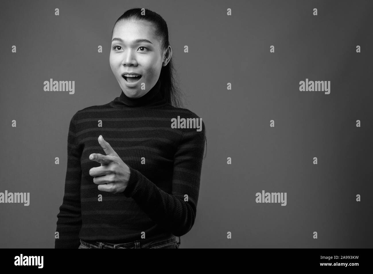 Femme transgenre Banque d'images noir et blanc - Alamy