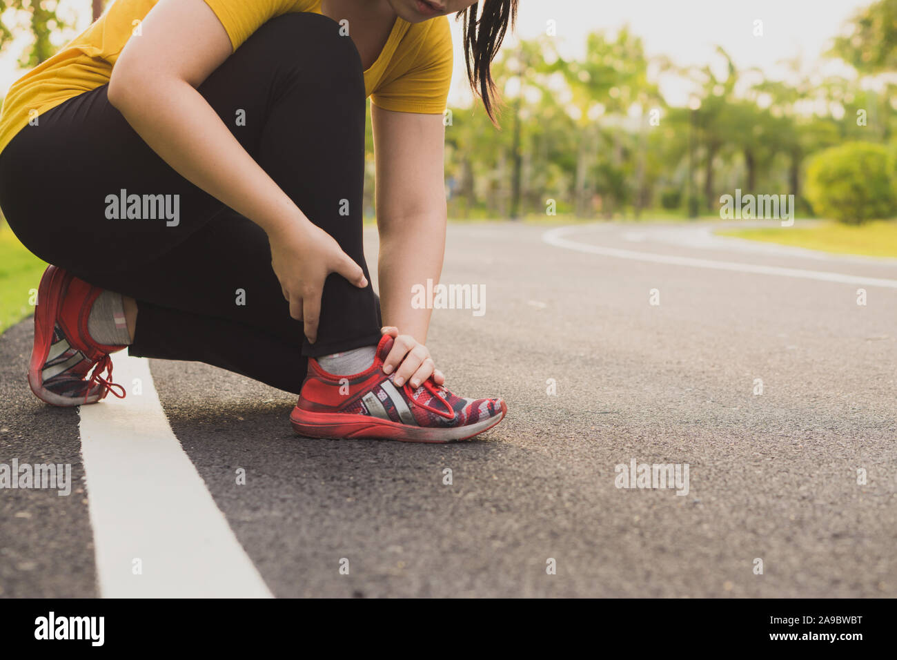 Tordue cheville Banque de photographies et d’images à haute résolution ...