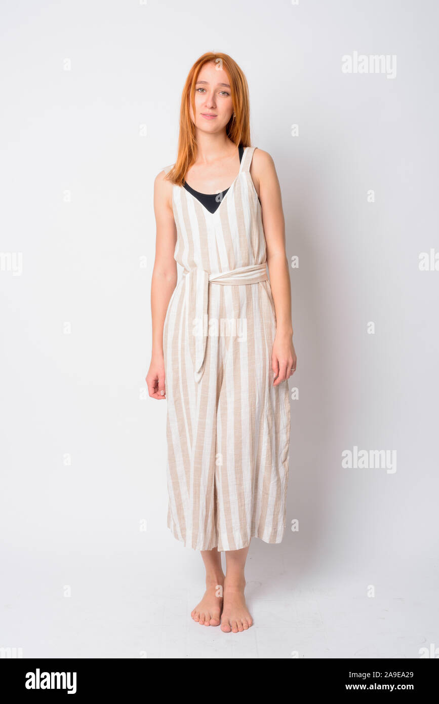 Jeune rousse femme de race blanche Banque de photographies et d’images ...