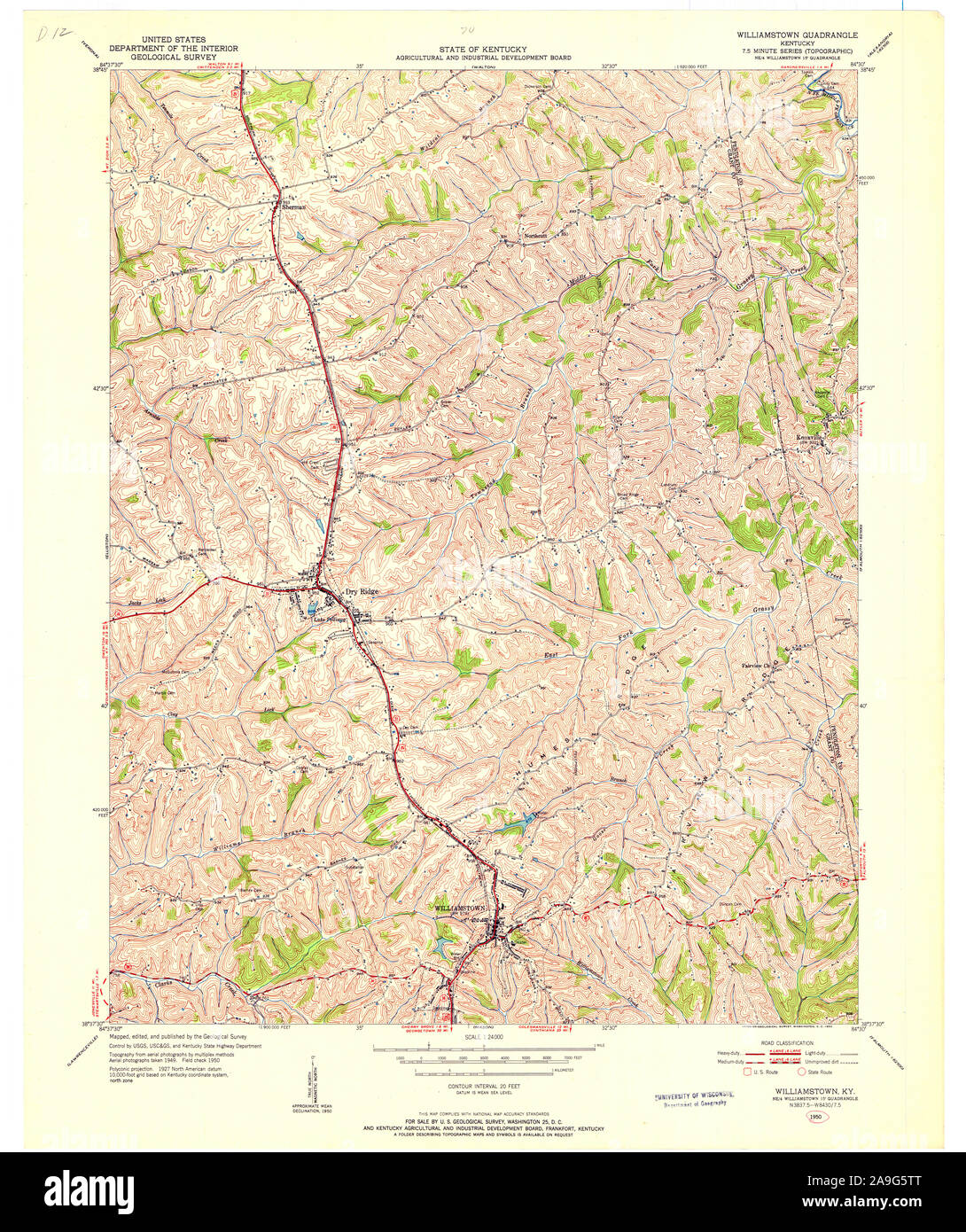 Carte de williamstown Banque de photographies et d’images à haute ...