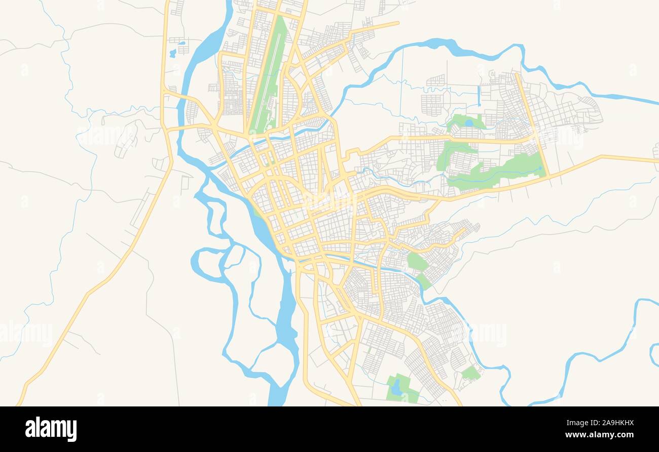 Neiva mapa de colombia Banque d'images vectorielles - Alamy