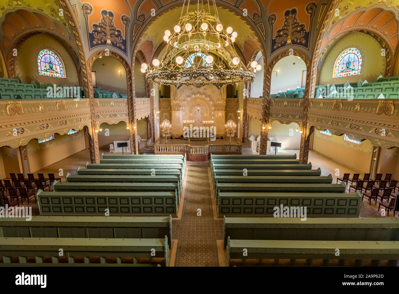 Belle Synagogue de Subotica, monument de la ville de Subotica ...