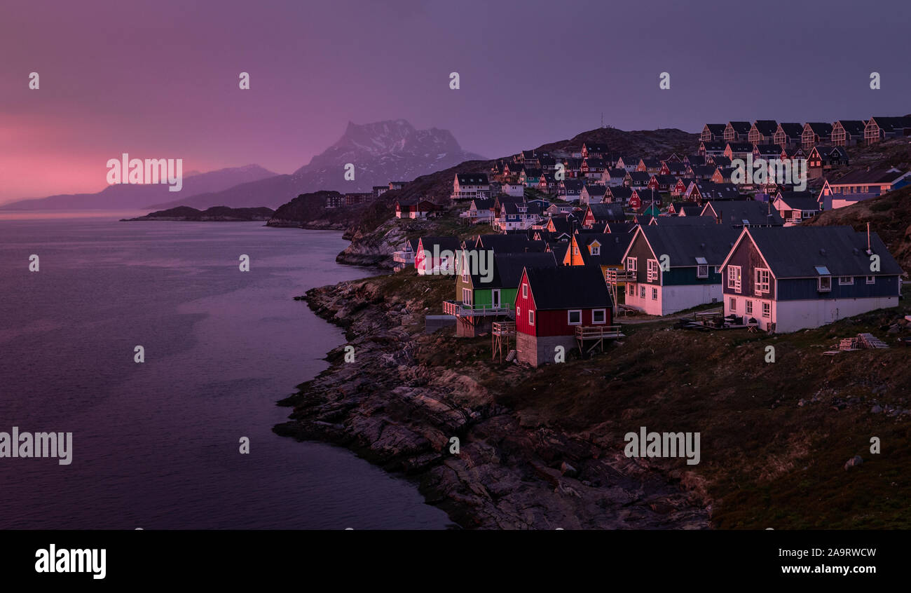 Nuuk Capitale Du Groenland Banque d'image et photos - Alamy