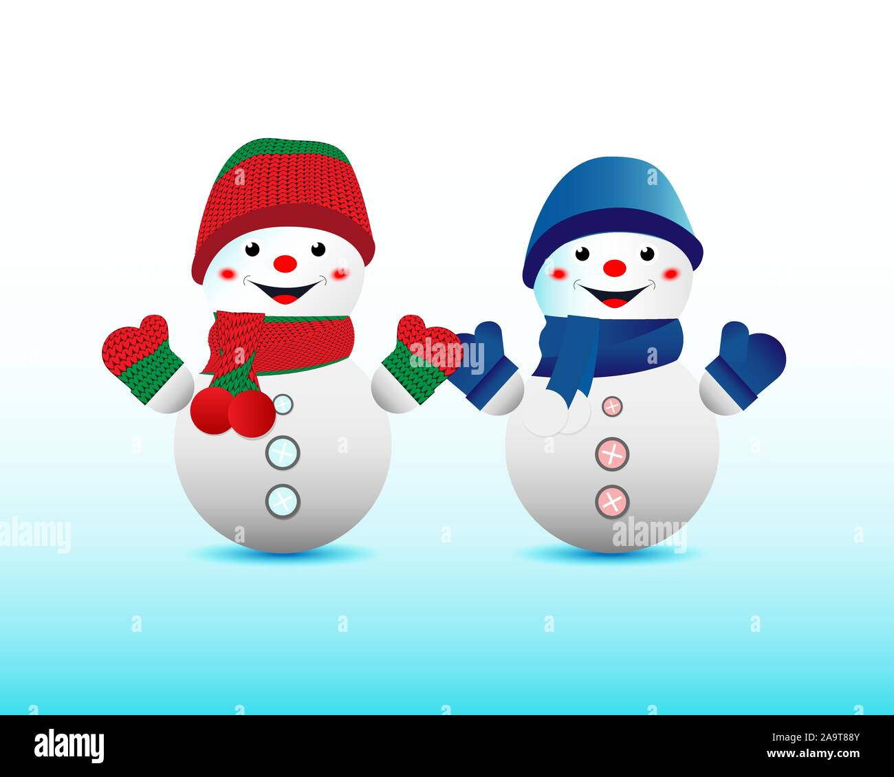 Caricature de bonhommes multicolores. Arrière-plan blanc, isolé. Vector ...