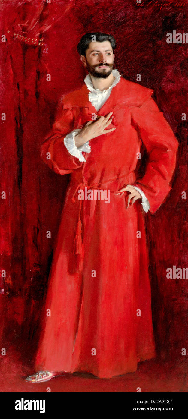 Le Dr Pozzi à la maison, par John Singer Sargent, 1881. Samuel-Jean ...