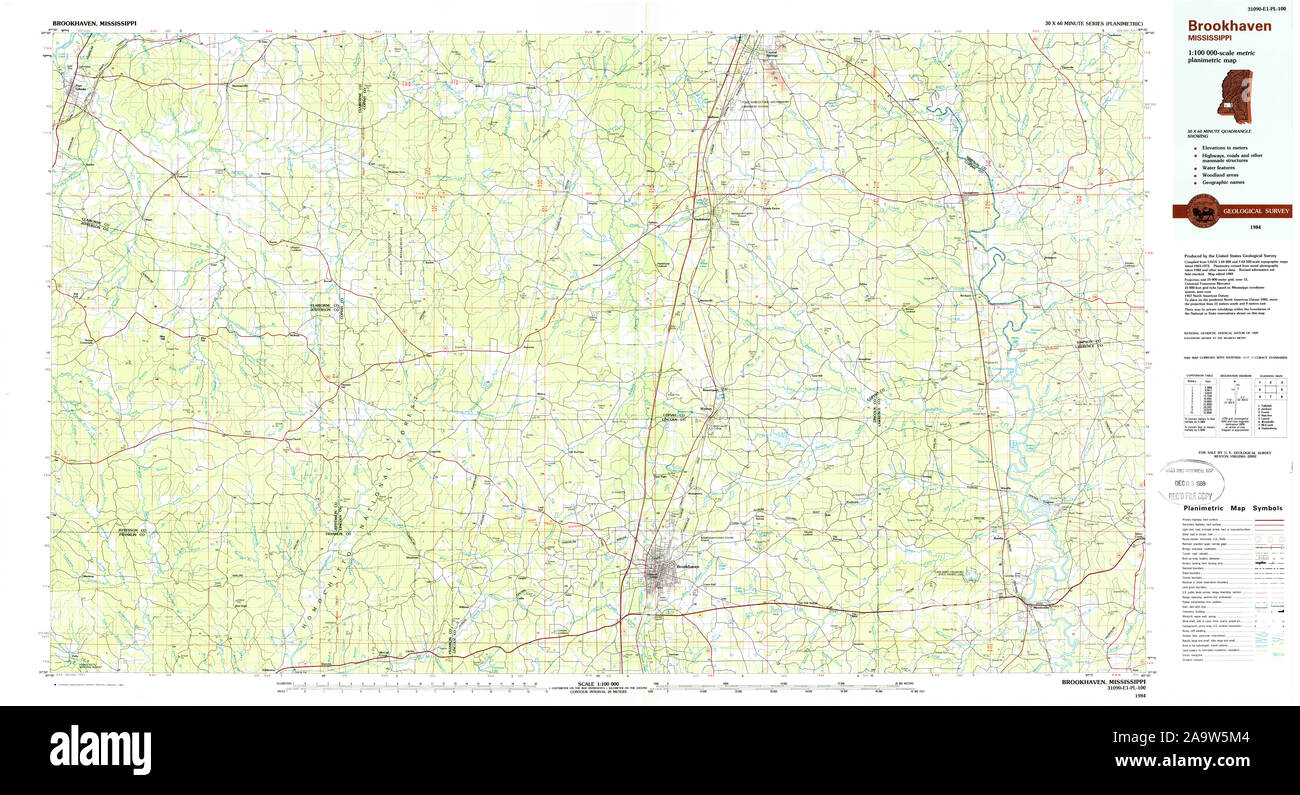 Brookhaven map Banque de photographies et d’images à haute résolution ...