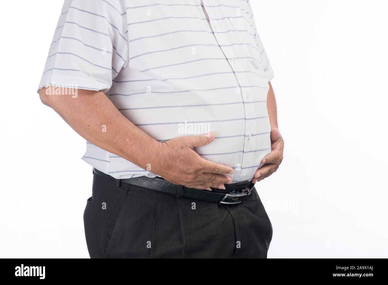 Gros ventre homme obèse Banque de photographies et d’images à haute ...