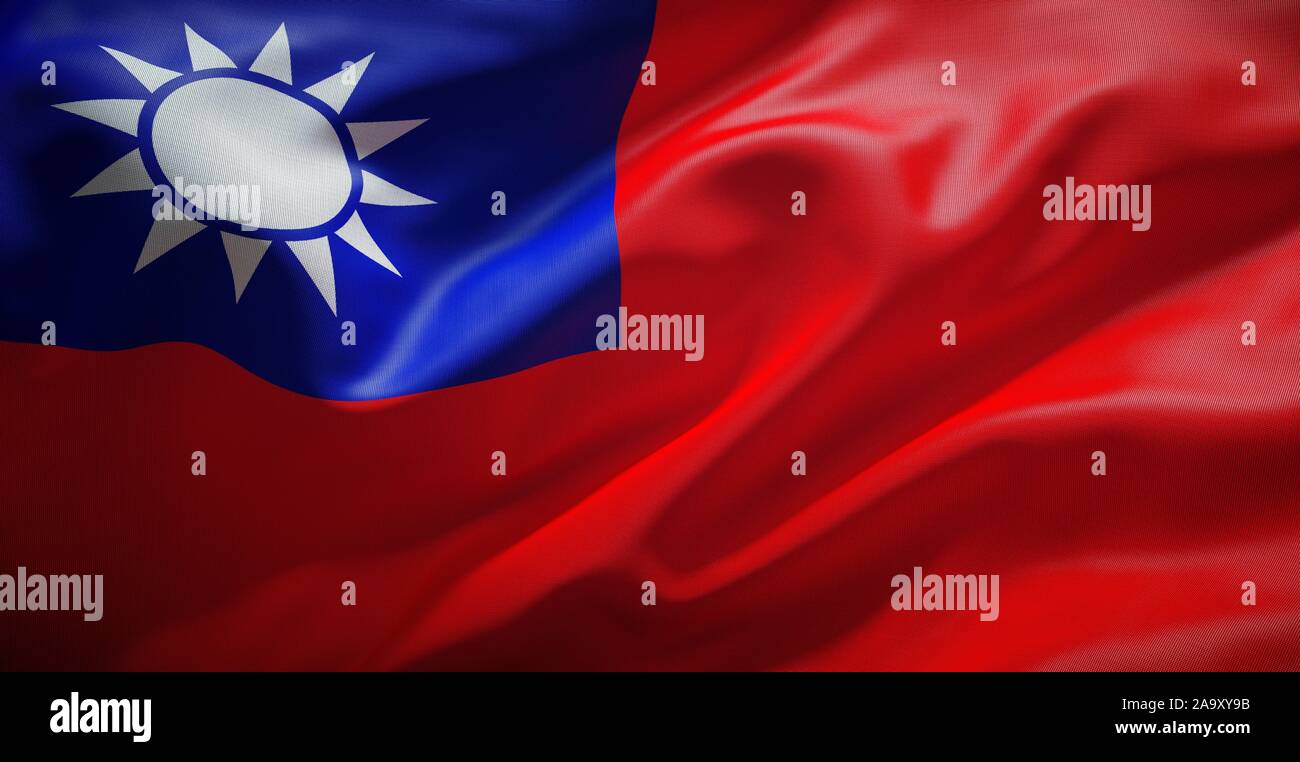 Taiwanese flag Banque de photographies et d’images à haute résolution ...