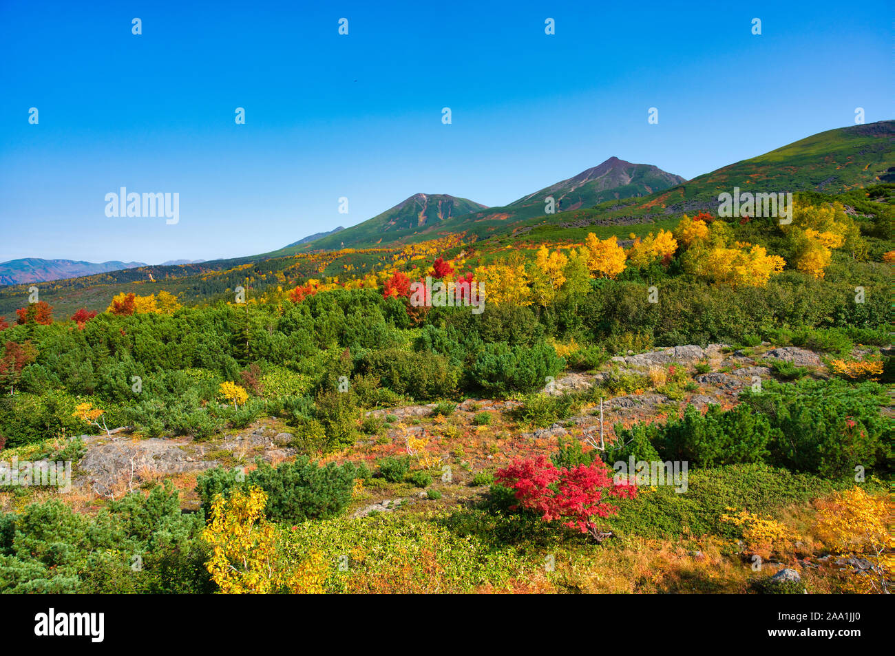 Tokachi volcano Banque de photographies et d’images à haute résolution ...