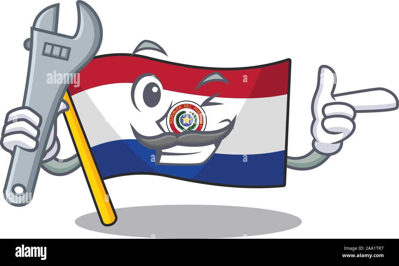 Drapeau guarani Banque d'images détourées - Alamy