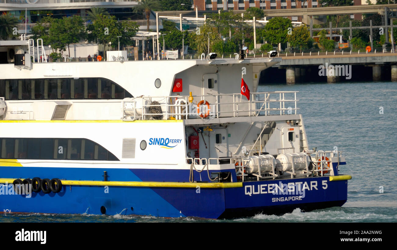Sentosa island ferry boat Banque de photographies et d’images à haute ...