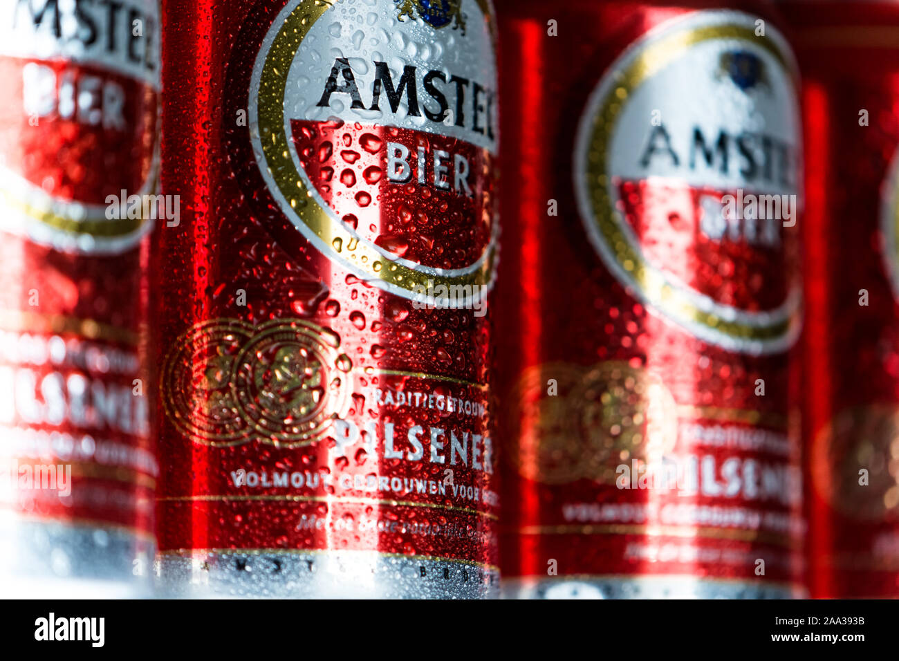 Amstel beer can Banque de photographies et d’images à haute résolution ...