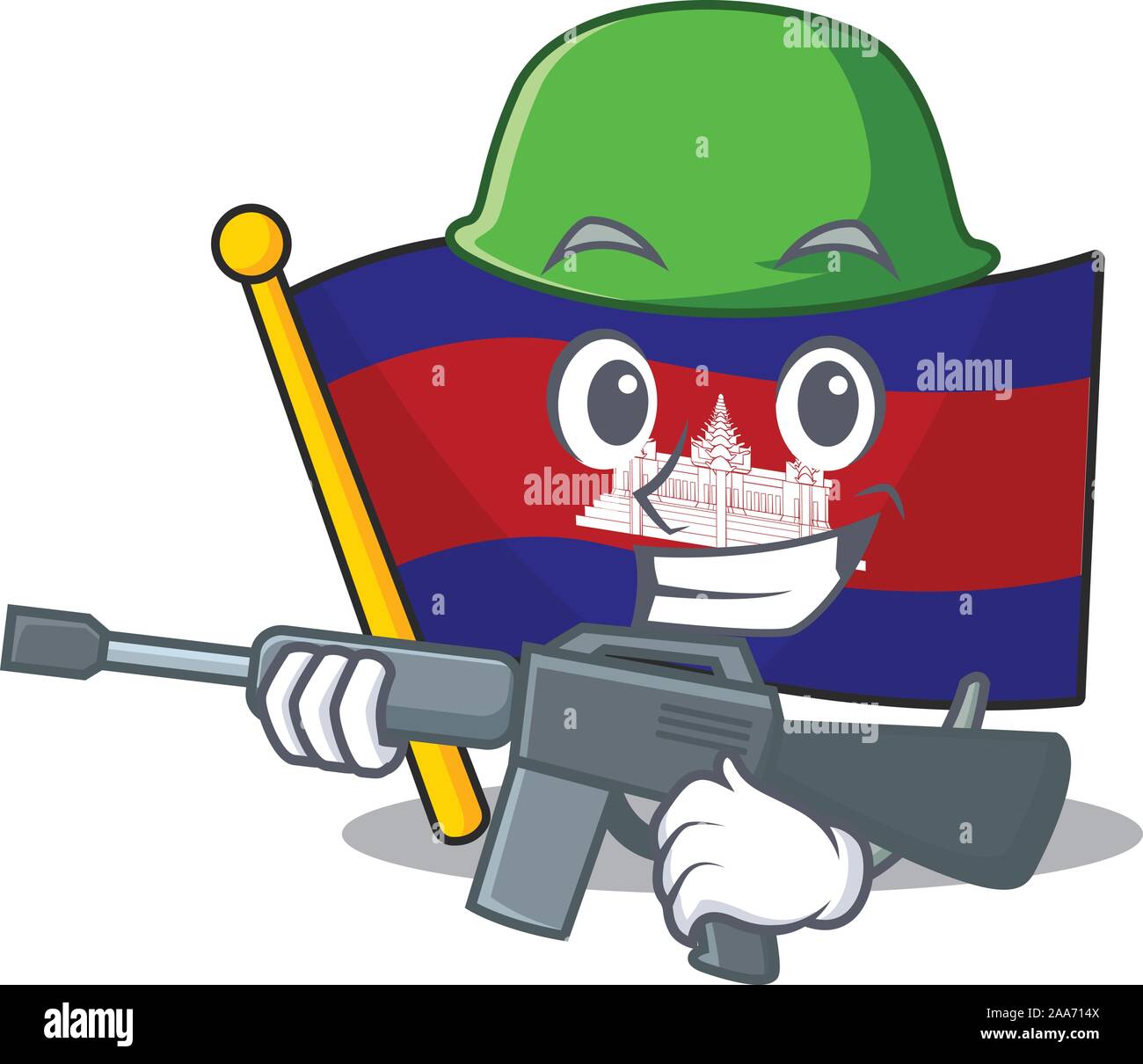 Cambodia army cambodian army Banque d'images vectorielles - Alamy