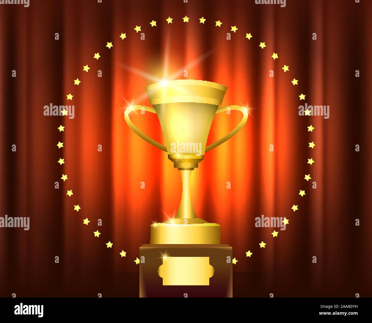 Trophy cup vector vectors Banque de photographies et d’images à haute ...