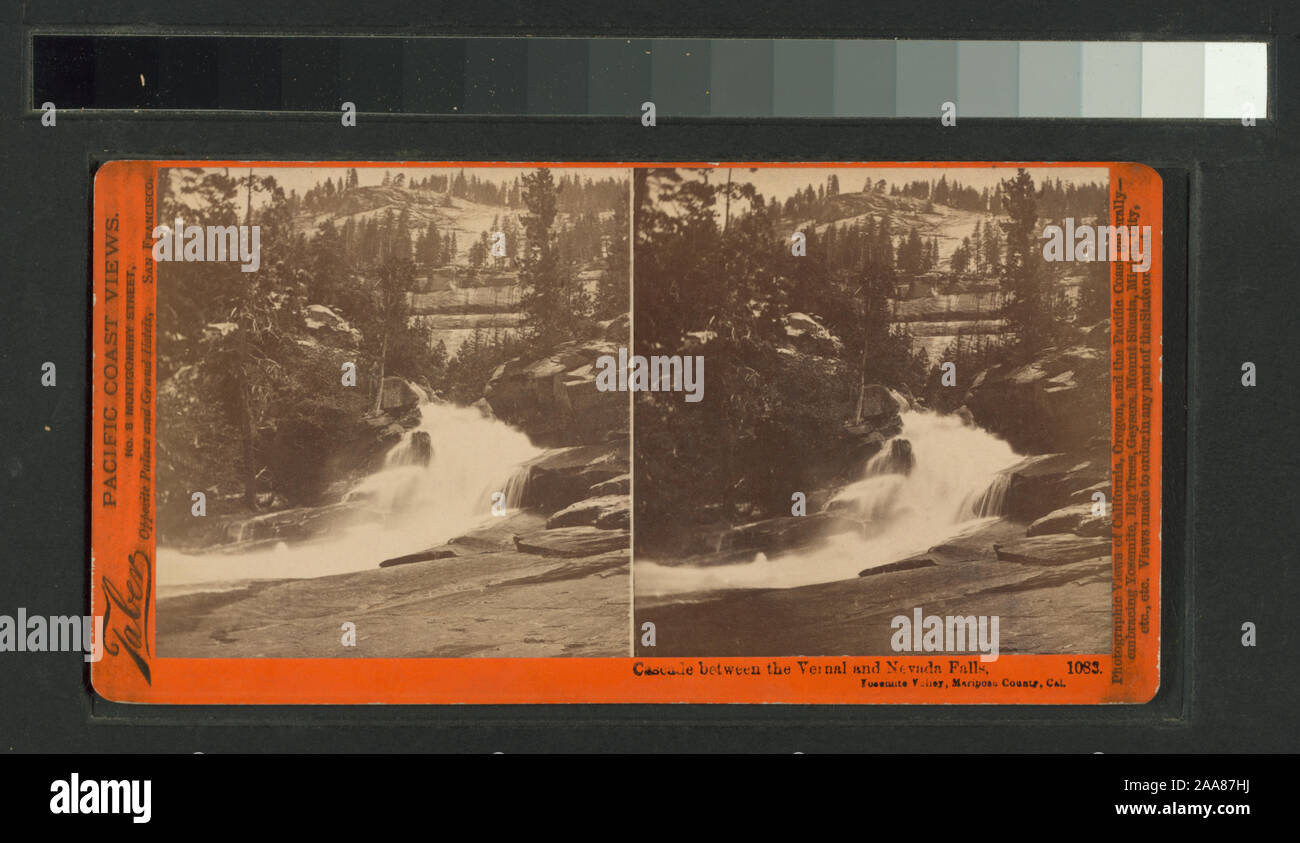 Par Carleton E. Watkins, et I. W. Taber. ; entre la Cascade et le ...