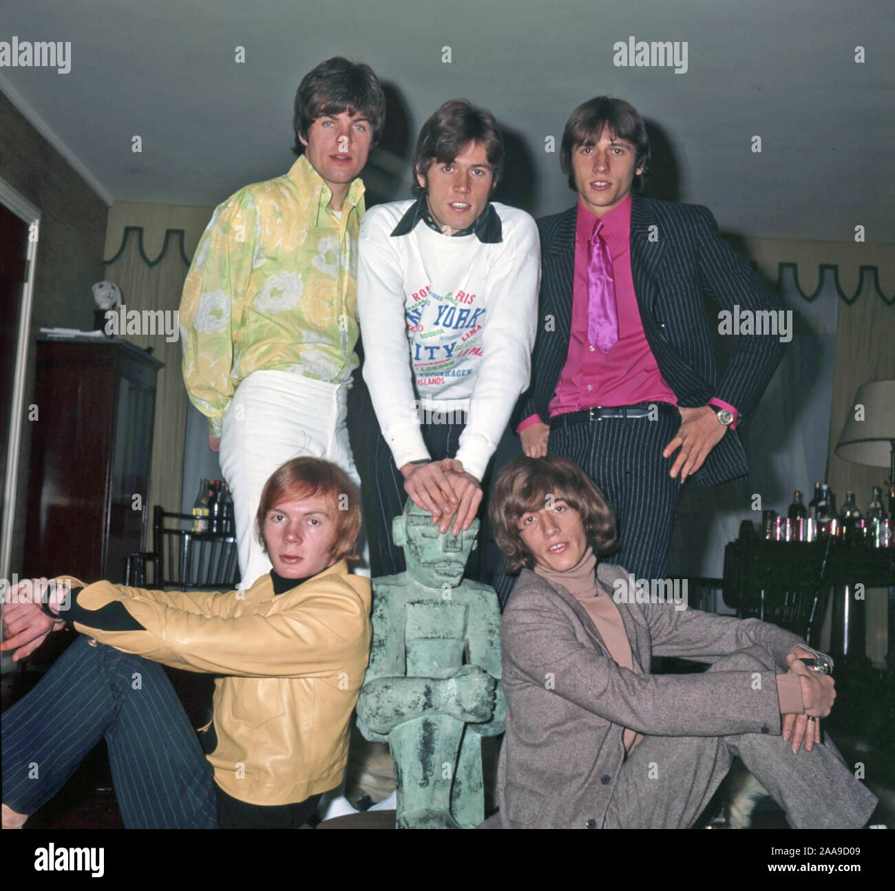 Robin gibb of the bee gees pop group Banque de photographies et d ...