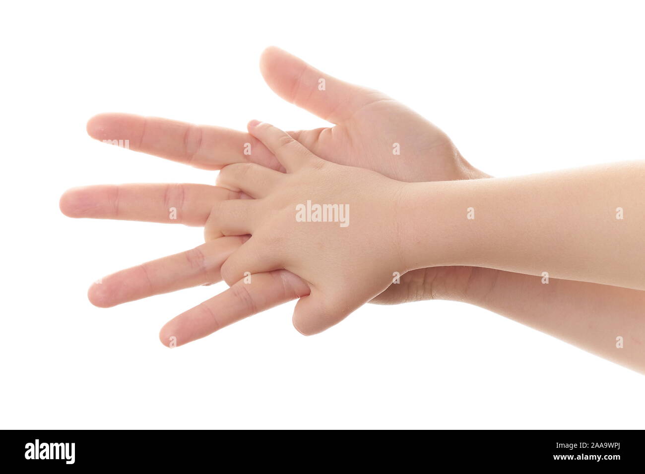 Se tenir la main et mere et enfant Banque de photographies et d’images ...