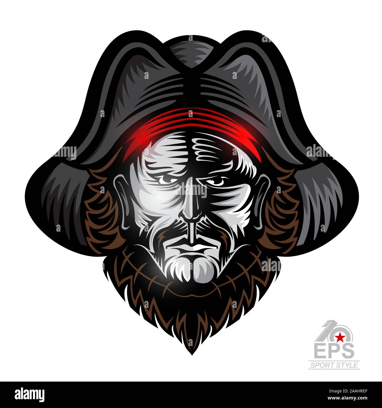 Pirate mascot logo Banque de photographies et d’images à haute ...
