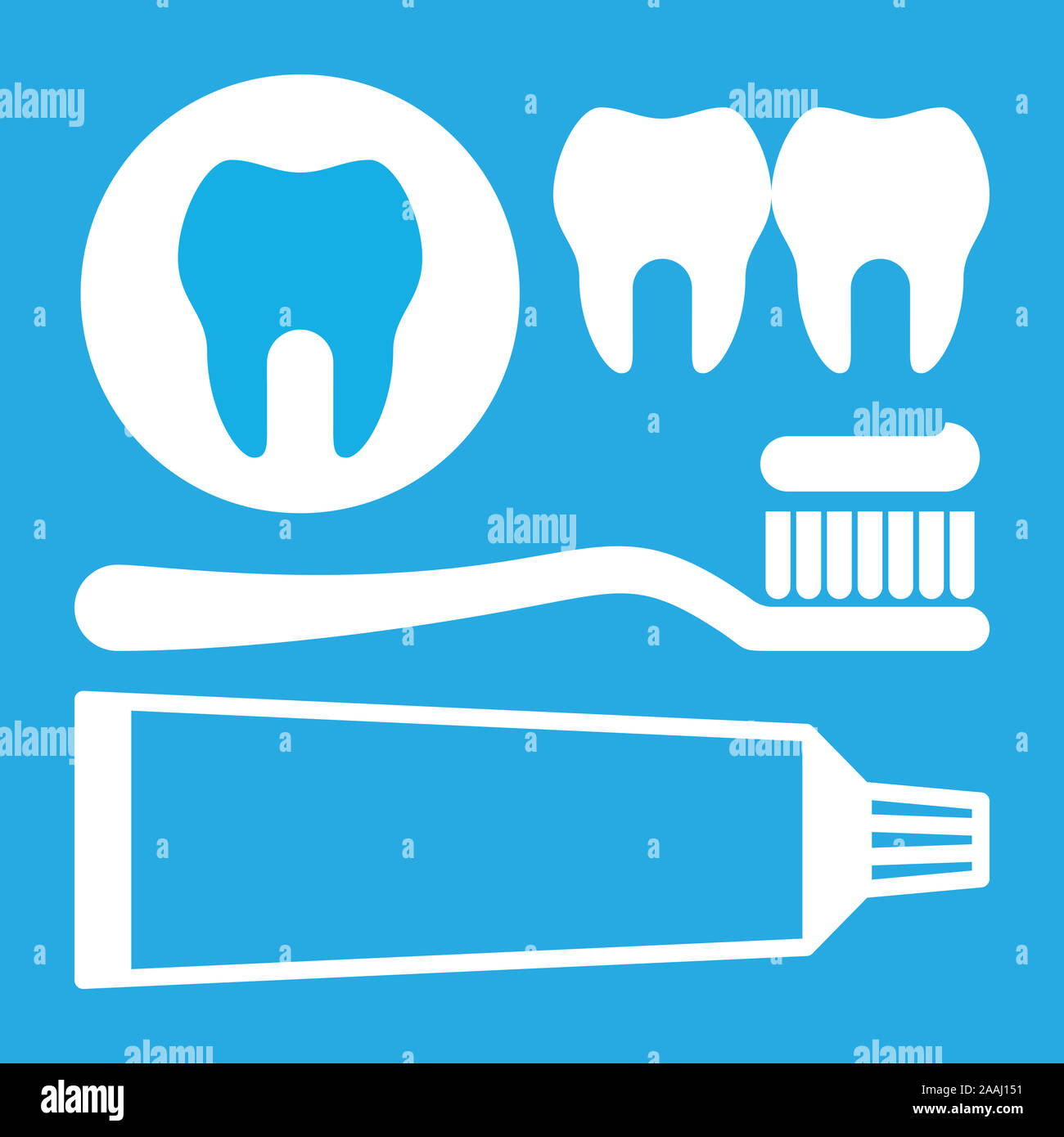 Pictogramme brosser les dents Banque de photographies et d’images à ...