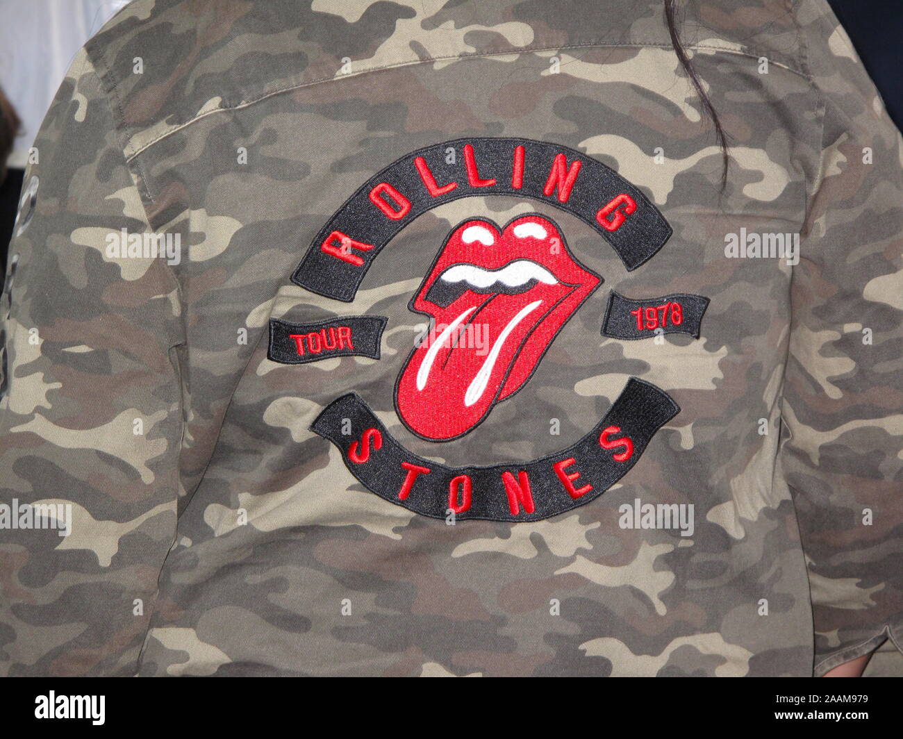 Rolling Stones fans venus d'Argentine, d'être sur la plate-forme de la ...