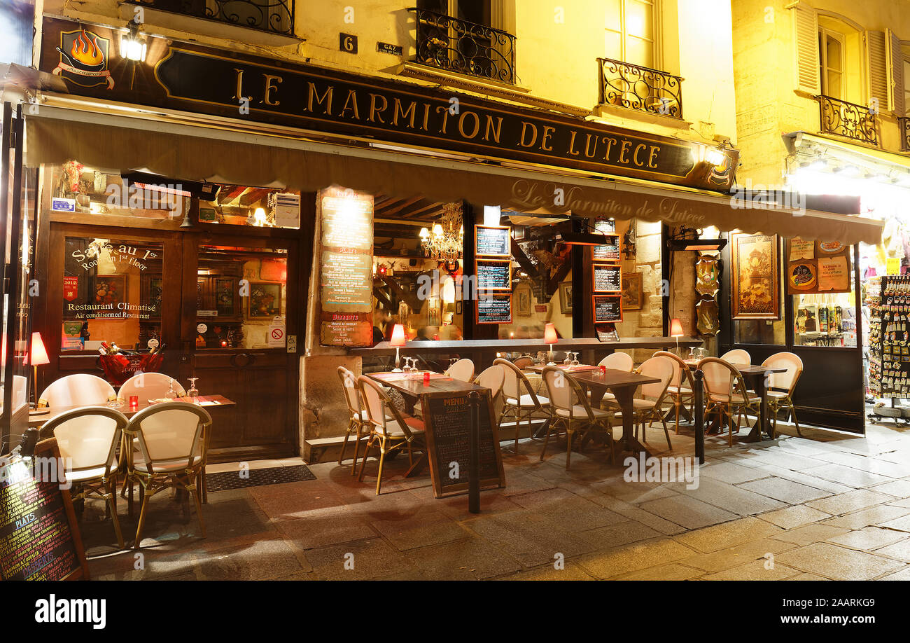 Le Marmiton restaurant traditionnel typique de Lutèce au Quartier Latin ...