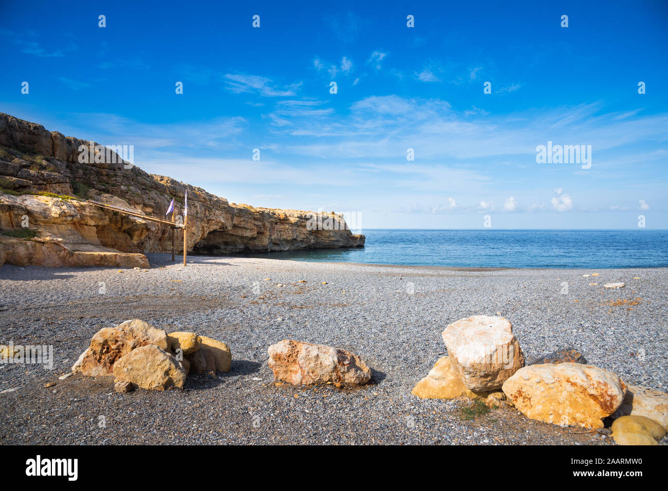 Rethymnon beach crete Banque de photographies et d’images à haute ...
