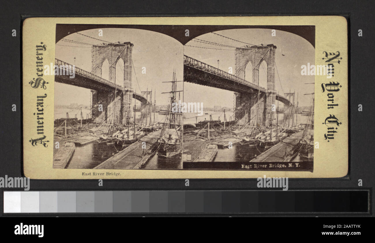 Caisson Brooklyn Bridge Banque d'image et photos - Alamy
