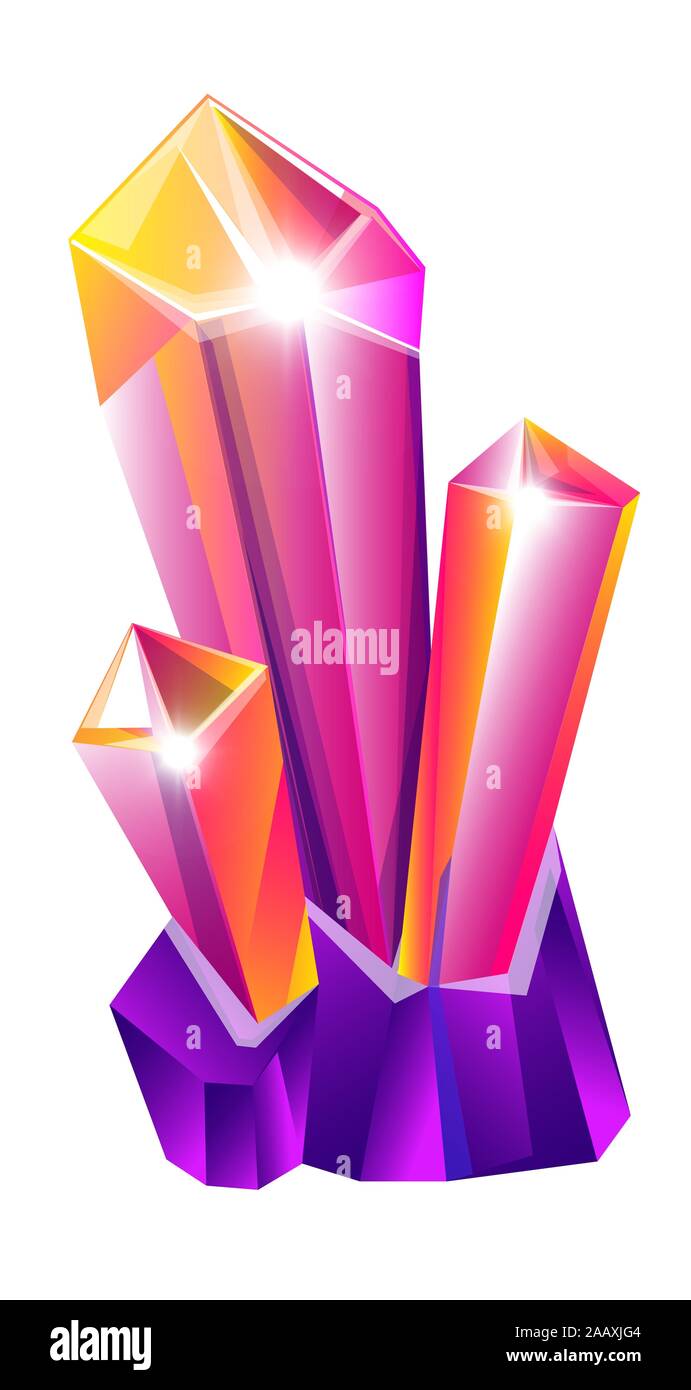 Sel de cristallisation Banque d'images vectorielles - Alamy