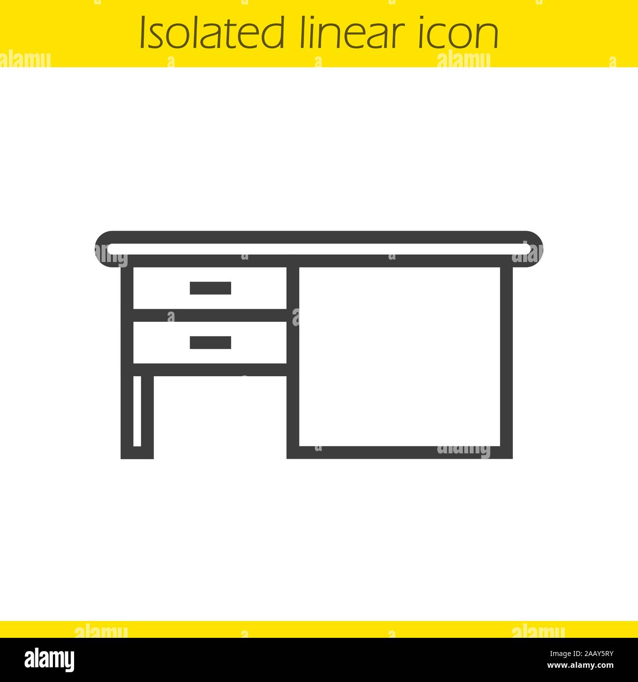 24 icône linéaire. Fine ligne illustration. Bureau Bureau symbole de ...