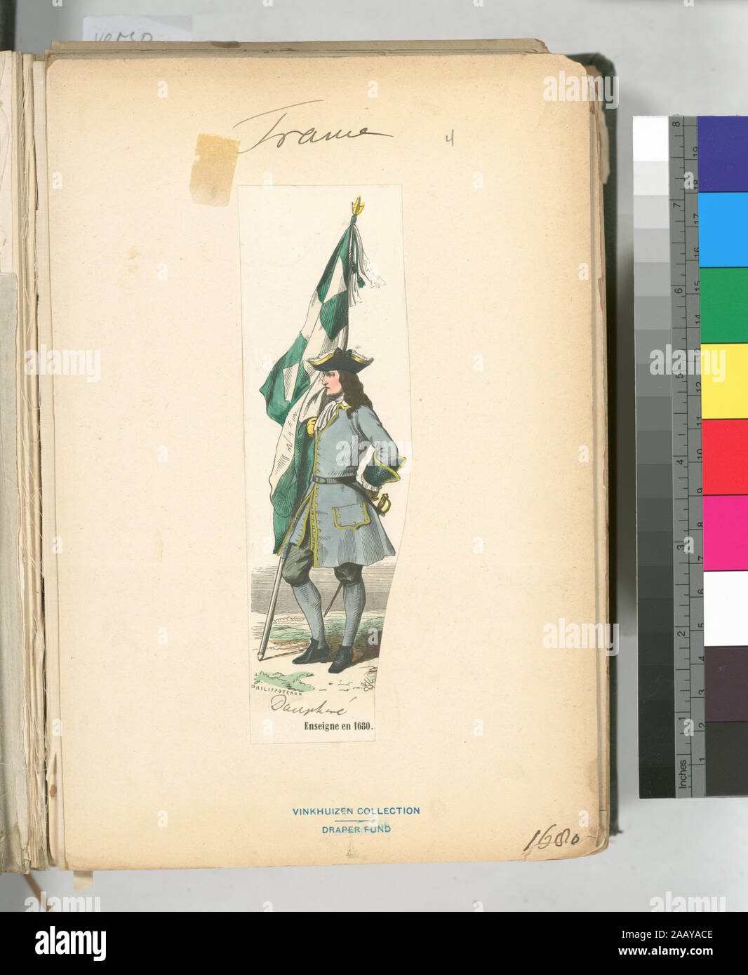 Soldat de france 1680 1700 louis xiv Banque de photographies et d ...