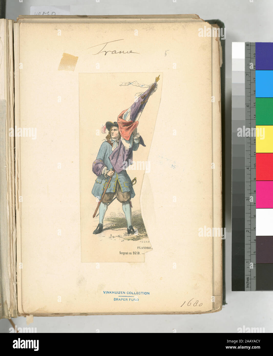 Soldat de france 1680 1700 louis xiv Banque de photographies et d ...