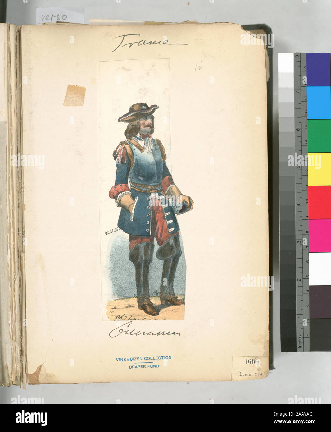 Soldat de france 1680 1700 louis xiv Banque de photographies et d ...