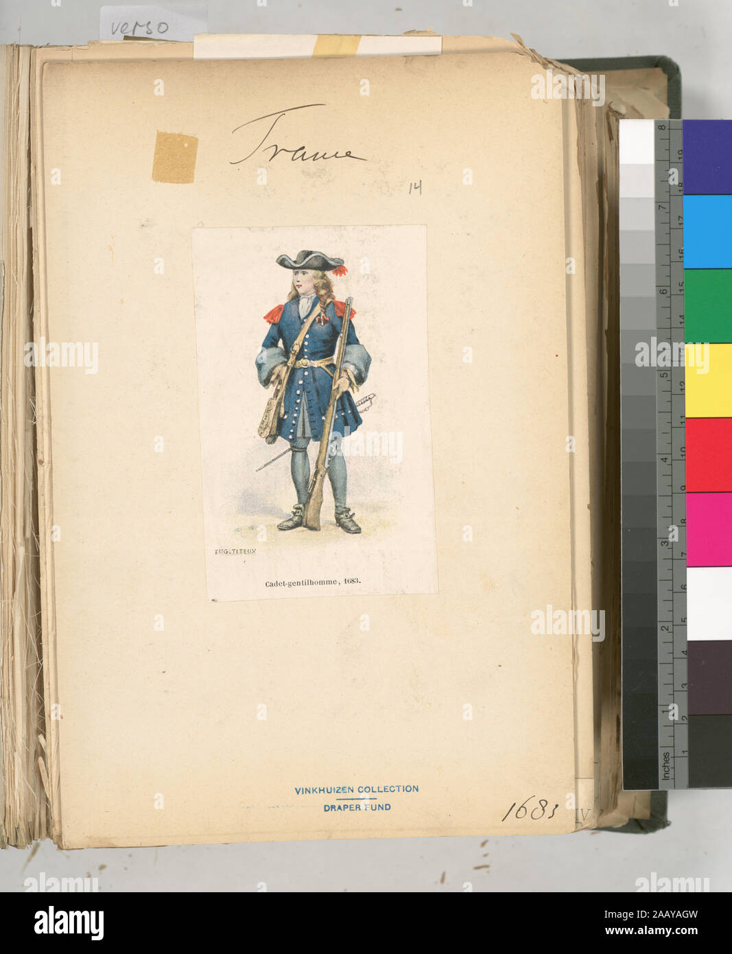 Soldat de france 1680 1700 louis xiv Banque de photographies et d ...