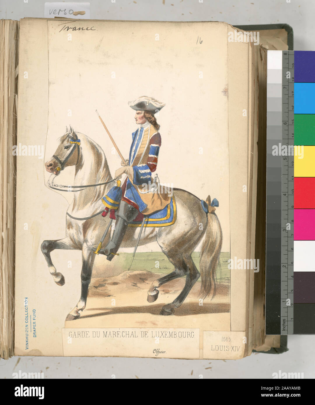 Soldat de france 1680 1700 louis xiv Banque de photographies et d ...