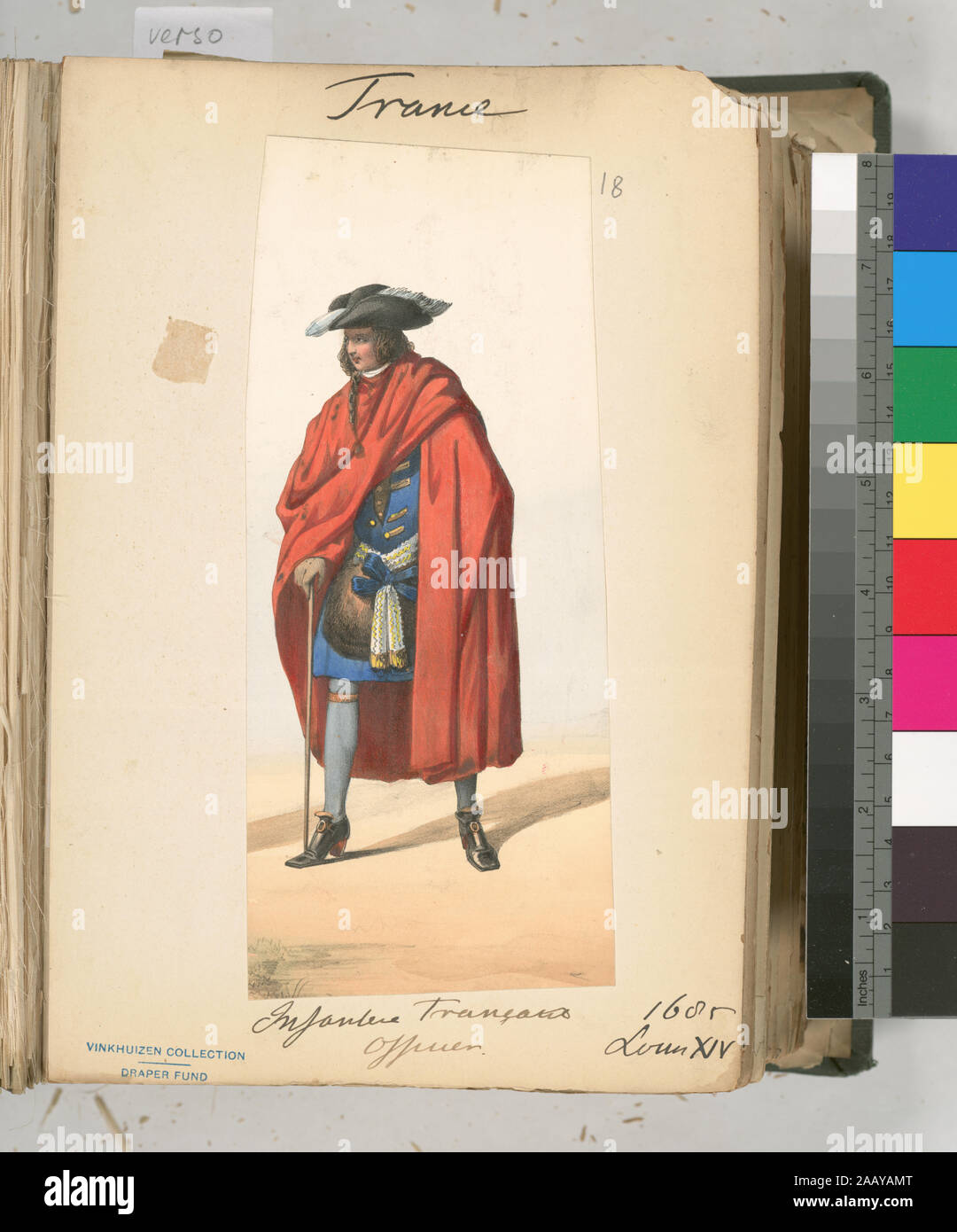 Soldat de france 1680 1700 louis xiv Banque de photographies et d ...