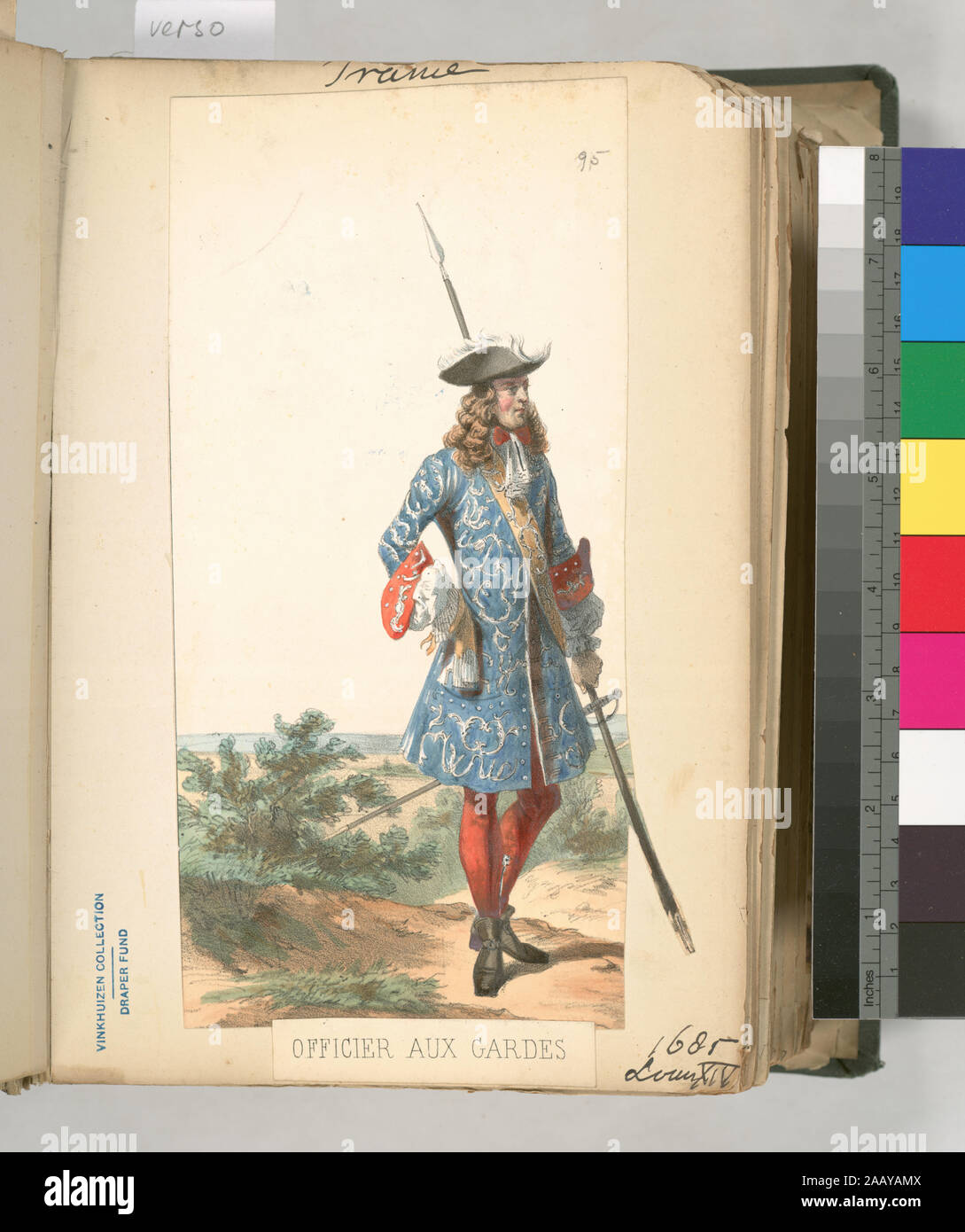 Soldat de france 1680 1700 louis xiv Banque de photographies et d ...