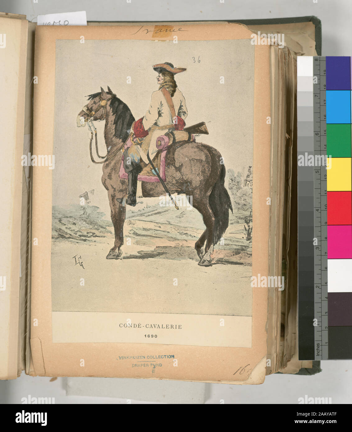 Soldat de france 1680 1700 louis xiv Banque de photographies et d ...