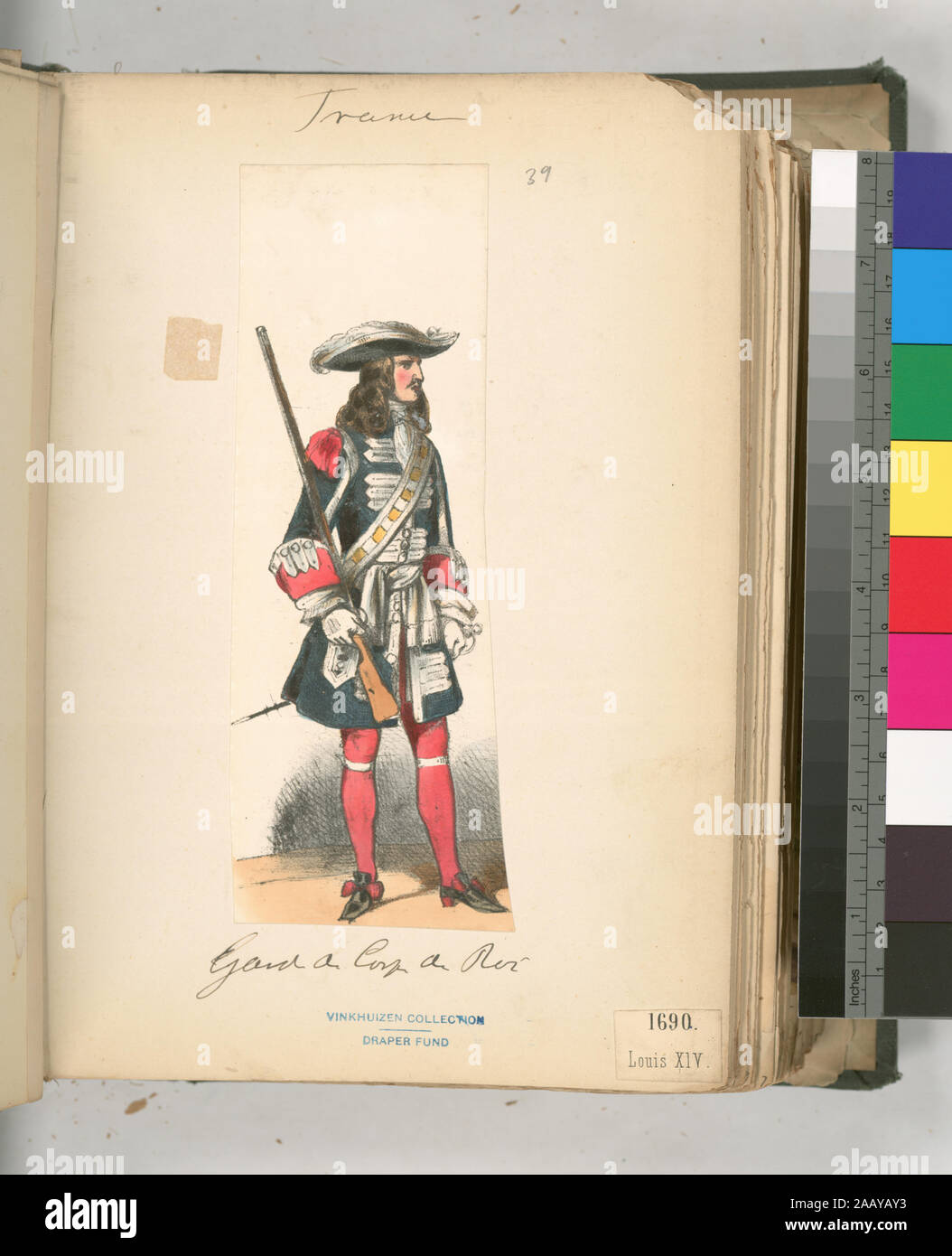 Soldat de france 1680 1700 louis xiv Banque de photographies et d ...