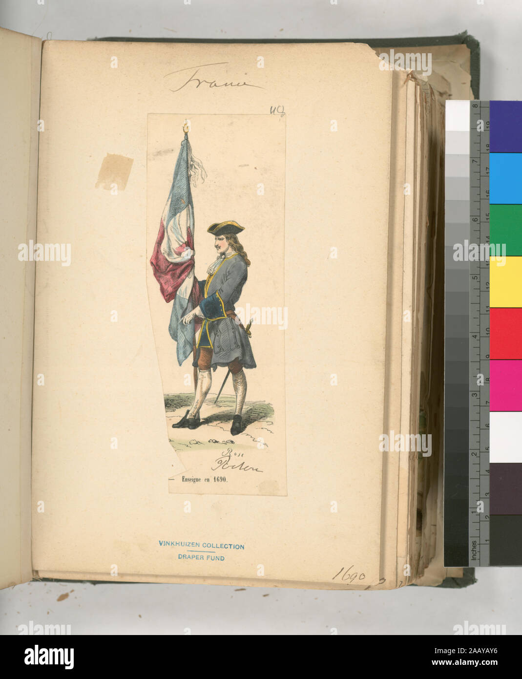 Soldat de france 1680 1700 louis xiv Banque de photographies et d ...