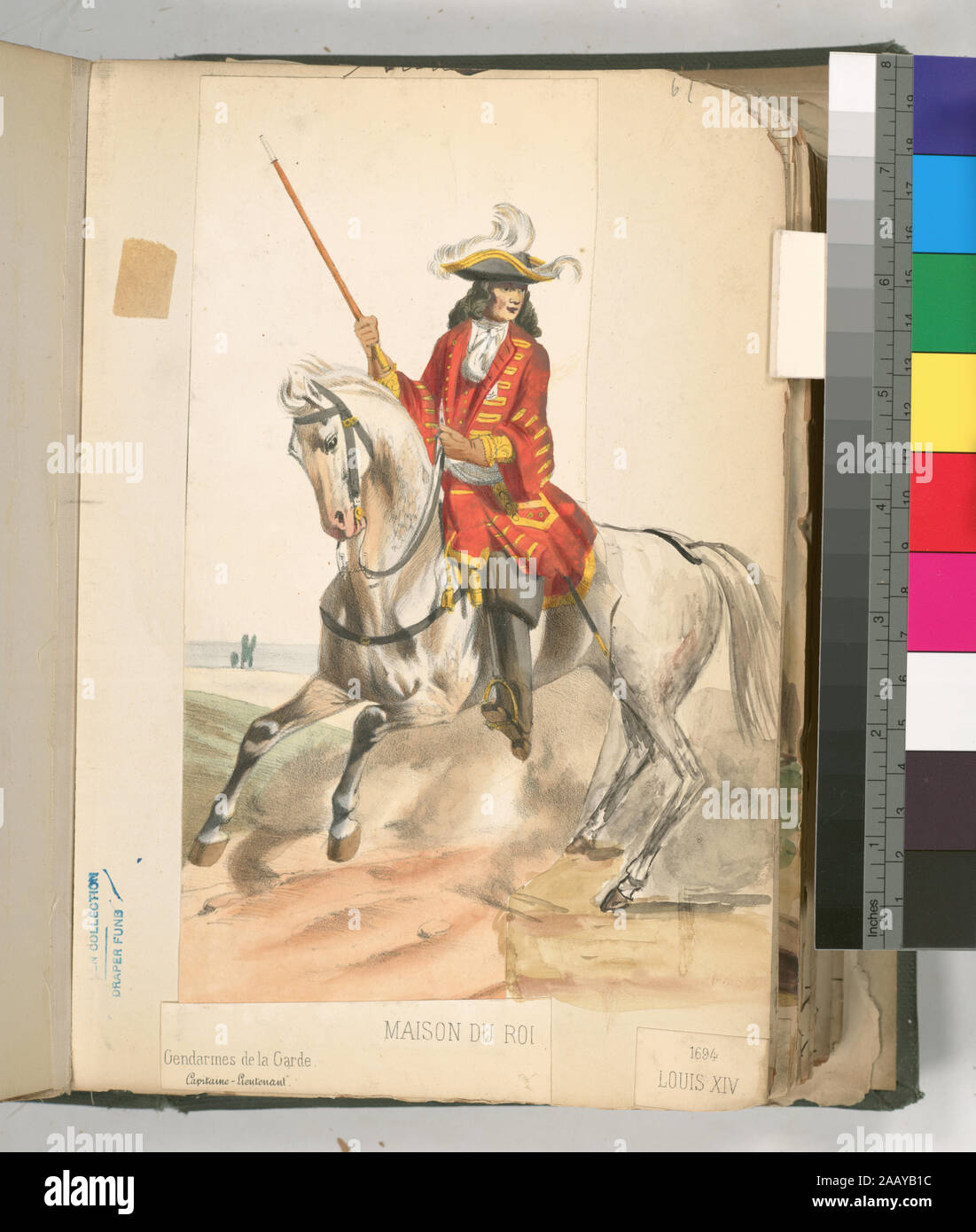 Soldat de france 1680 1700 louis xiv Banque de photographies et d ...